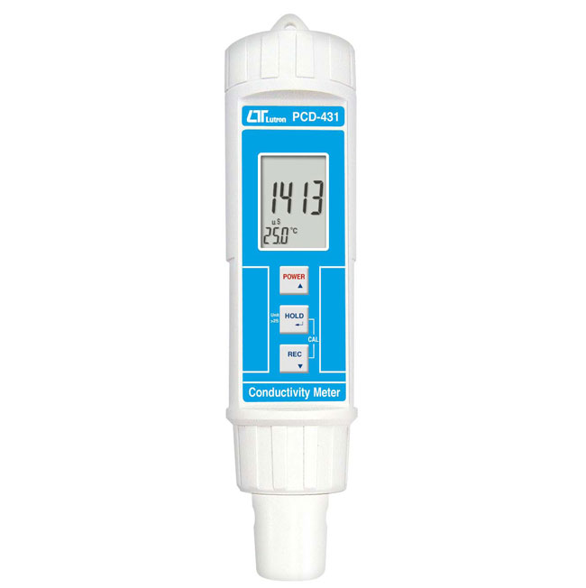 Conductímetro portátil tipo lapicero LUTRON PCD-431 - Laboratorio.pe