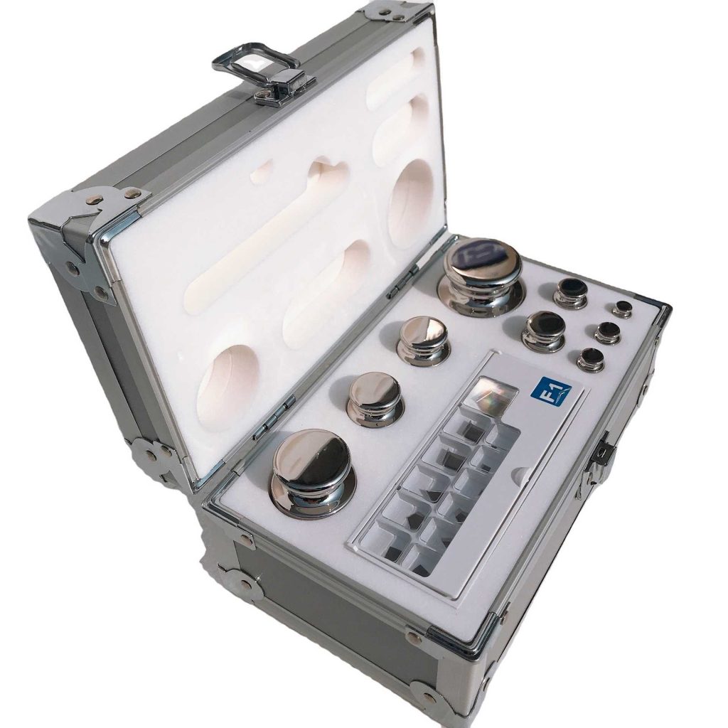 Juego de pesas 1 mg a 2 kg F1 acero inoxidable ACCURATE ACC1MG2KGF1 ...