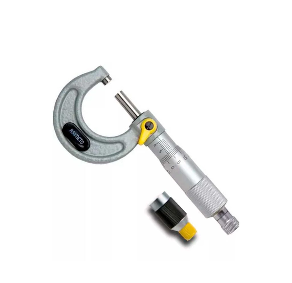 Micrómetro de exteriores 0 – 25 mm analógico ASIMETO 101-01-0 ...