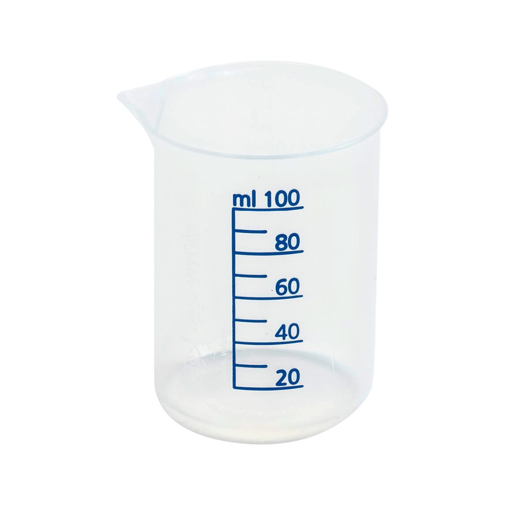 Vaso de precipitados de plastico 100ml ISOLAB (026.01.100) - Laboratorio.pe